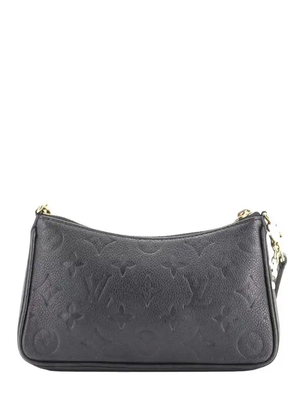 LOUIS VUITTON Easy Pouch On Strap Monogram Empreinte Leather Shoulder Bag - Black
