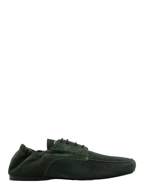 EGONLAB Suede Derby Shoes - Green