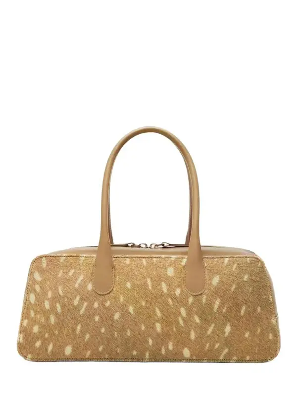 Loulou De Saison Jena Deer-print Tote Bag - Brown