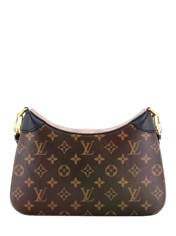 LOUIS VUITTON Twinny Handbag Monogram Canvas And Reverse Monogram Canvas With Leather Shoulder Bag - Brown