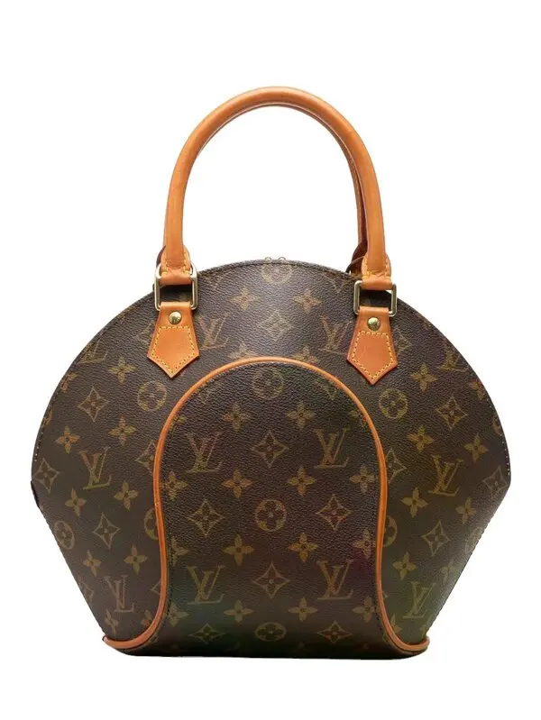 LOUIS VUITTON 1998 Monogram Ellipse Pm Handbag - Brown