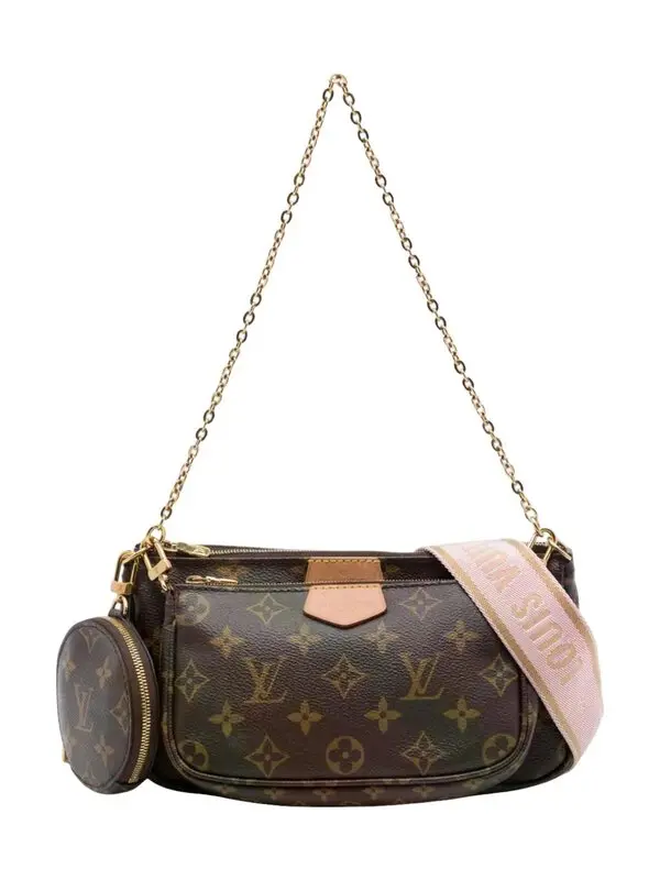 LOUIS VUITTON 2020 Monogram Multi Pochette Accessoires Satchel - Brown