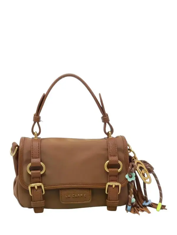 LA CARRIE Dark Wave Tote Bag - Brown