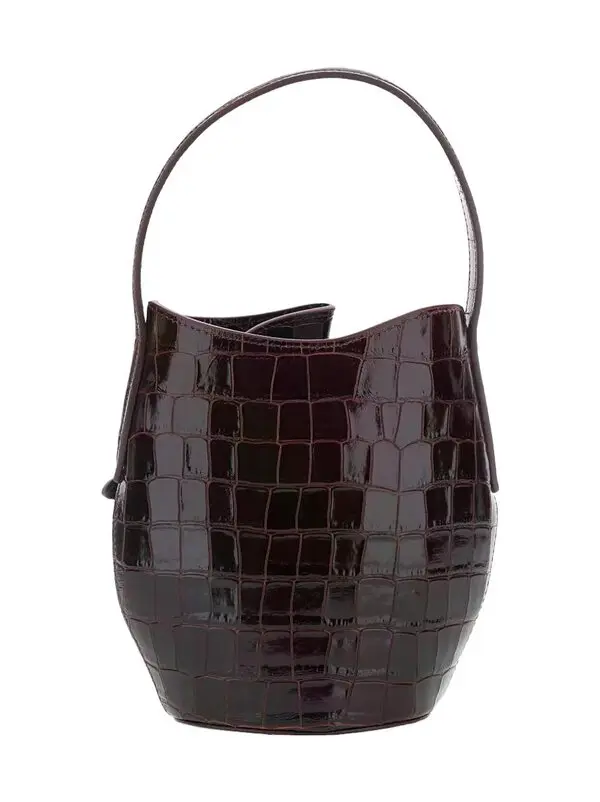 LIFFNER Croc-effect Shoulder Bag - Brown