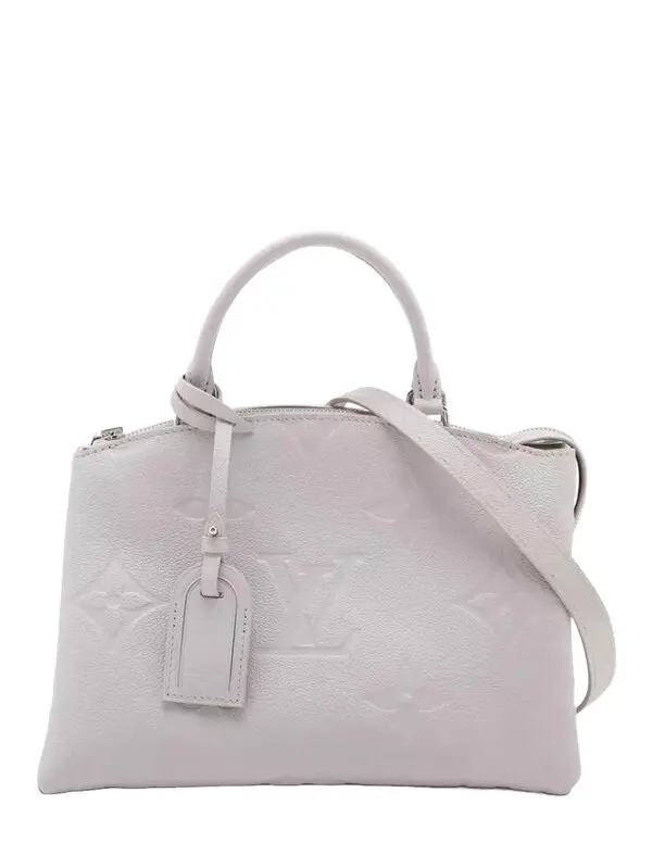 LOUIS VUITTON 2021-2026 Monogram Empreinte Petit Palais Satchel - Grey
