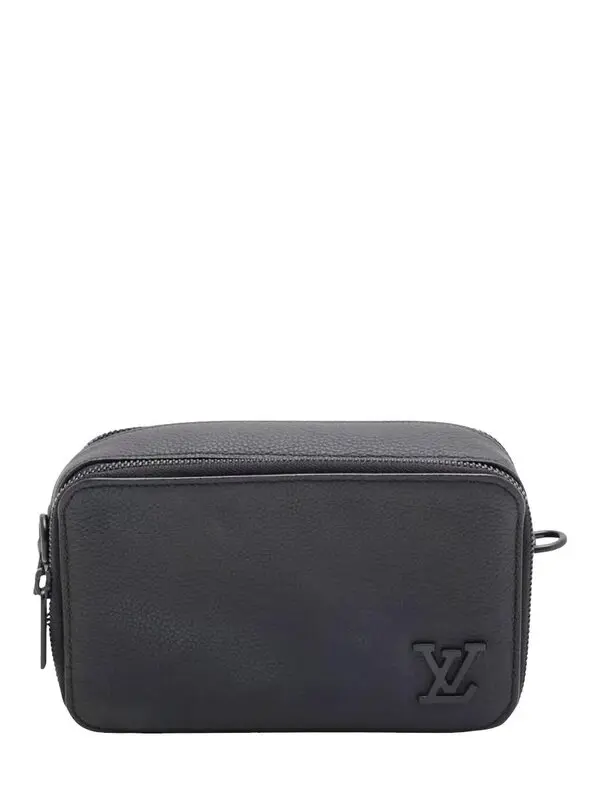 LOUIS VUITTON 2021-2026 Aerogram Alpha Wearable Wallet Crossbody Bag - Black