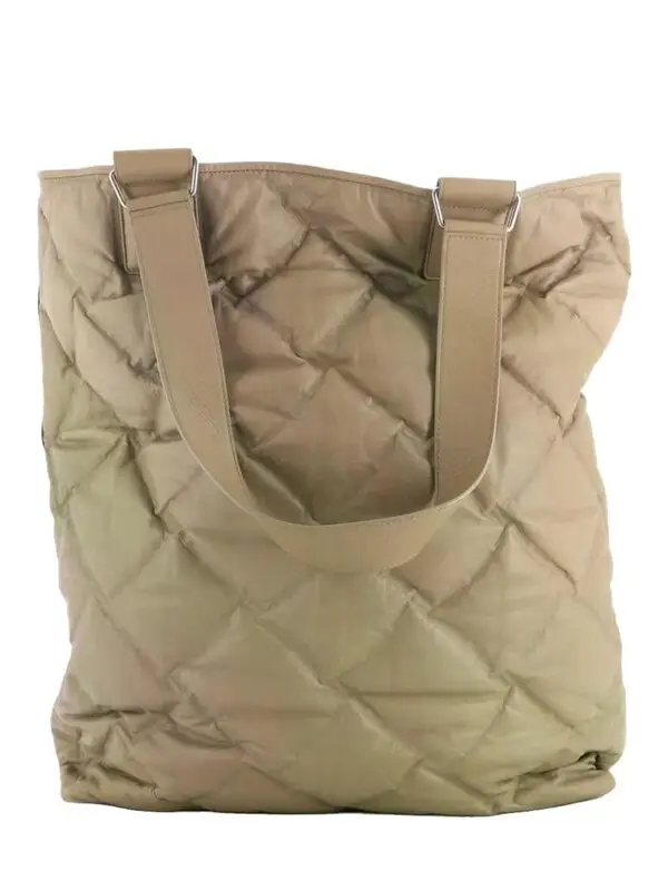 Bottega Veneta Hot Steam Padded Open Leather Tall Tote Bag - Green