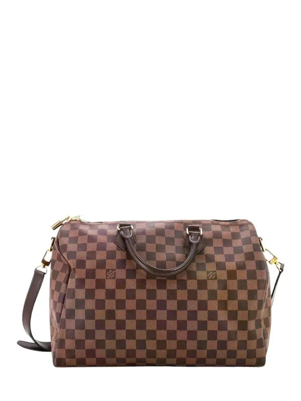 LOUIS VUITTON Speedy Bandouliere Bag Damier 35 Satchel - Brown