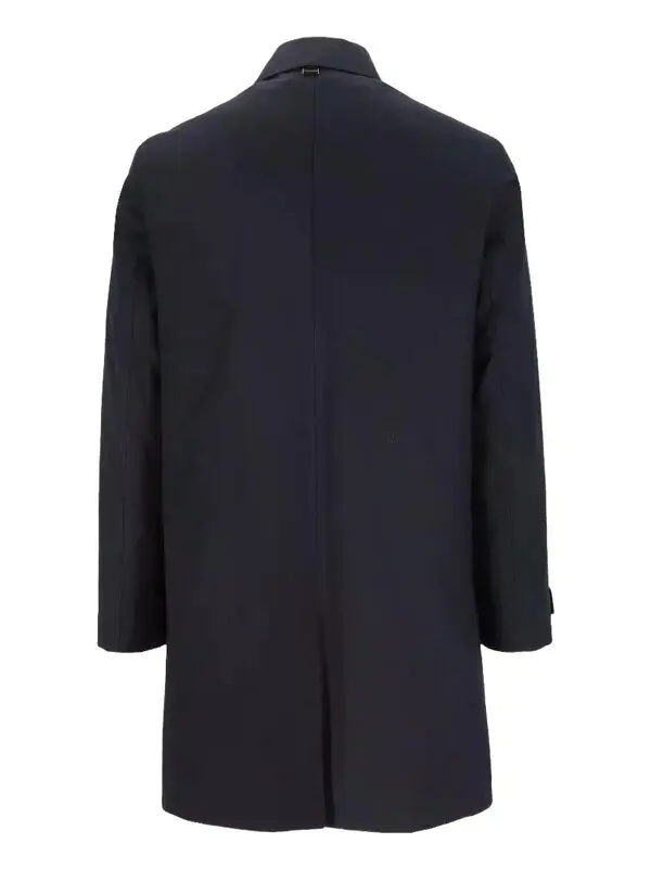 Corneliani Quilted-lining Car Coat - Blue