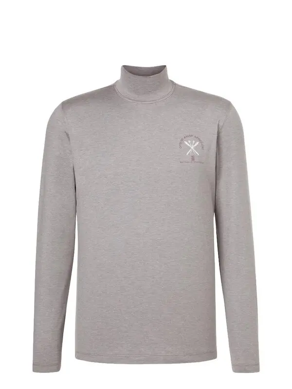 Brunello Cucinelli Silk Ski Sweatshirt - Grey