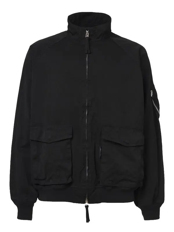 Comme Des Garçons Homme Technical Bomber Jacket - Black