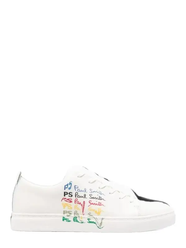 Paul Smith Trainers Logo Overprint Lee - White