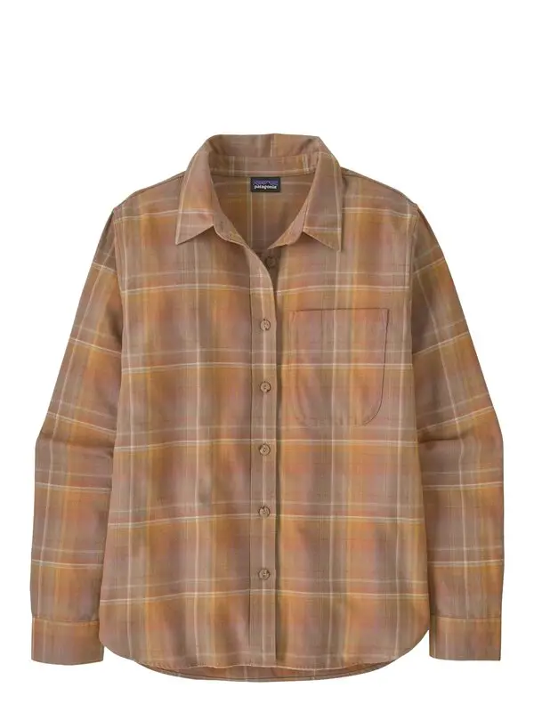 Patagonia Lw Fjord Flannel Shirt - Yellow
