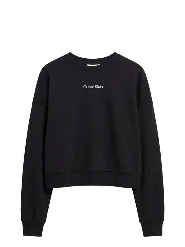 Calvin Klein Brushed French Terry Sweatshirt - Black