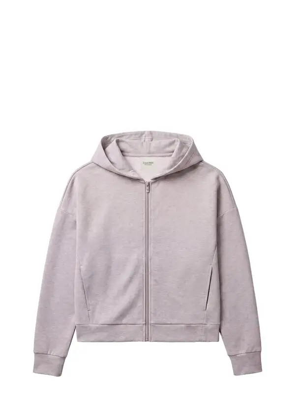 Calvin Klein Cotton Spacer Hoodie - Gray