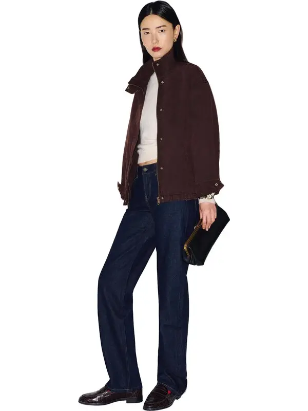 REFORMATION Andrew Canvas Jacket - Brown