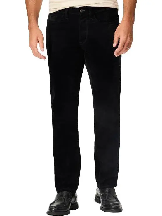 Robert Graham Celestial Velvet Straight Leg Five Pocket Pants - Black