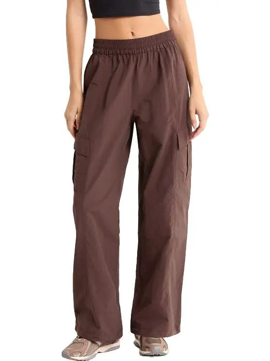 MPG Wide Leg Cargo Pants - Java