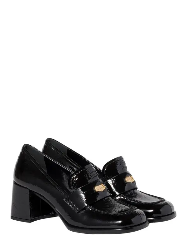 Miu Miu Naplak Loafers - Black