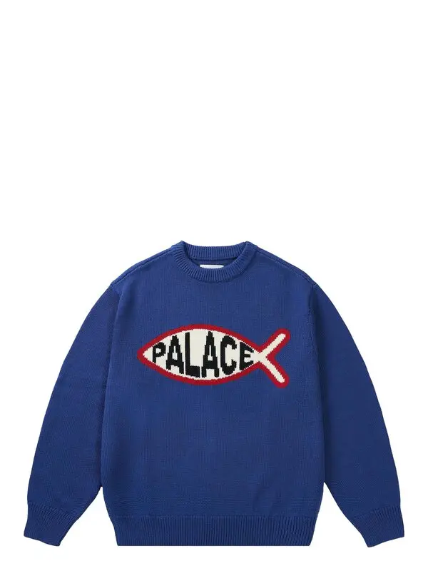 PALACE Plaice Knit - Blue