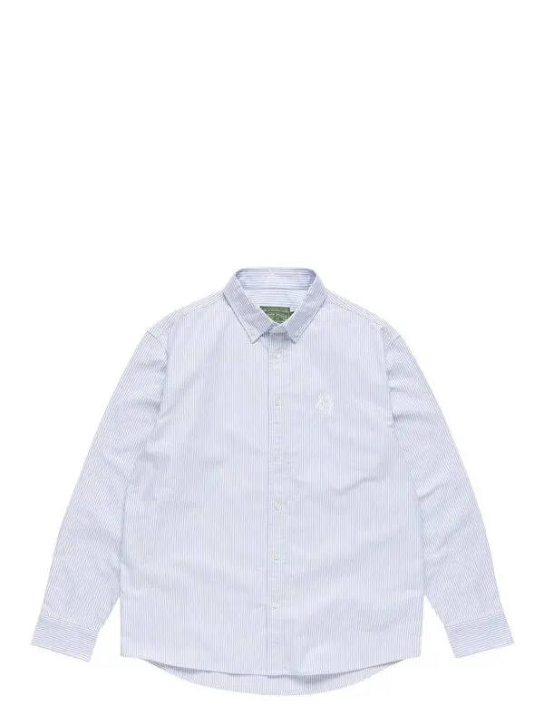 DENIM TEARS Peace Wreath Oxford Shirt - Blue