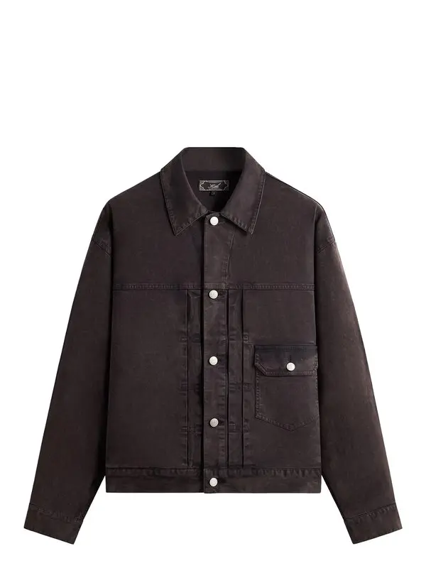 Kith Garment Dyed Alonzo Jacket 'kindling - Brown