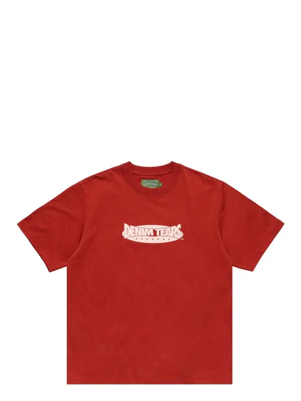 DENIM TEARS Panther Dj Tee - Red