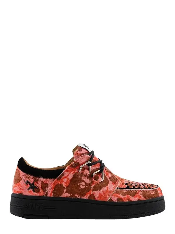 A BATHING APE Wmns Creep Sta Leopard Camo - Pink
