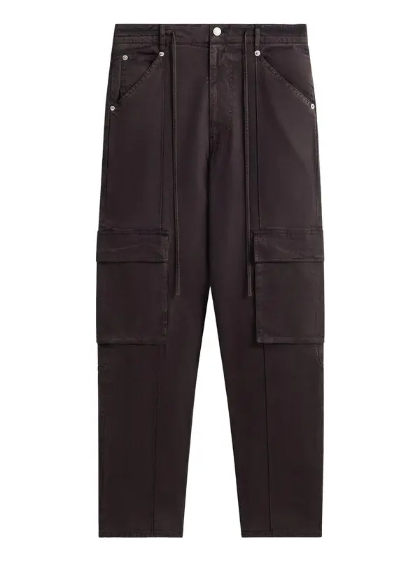 Kith Garment Dyed Zane Cargo Pant 'kindling - Black