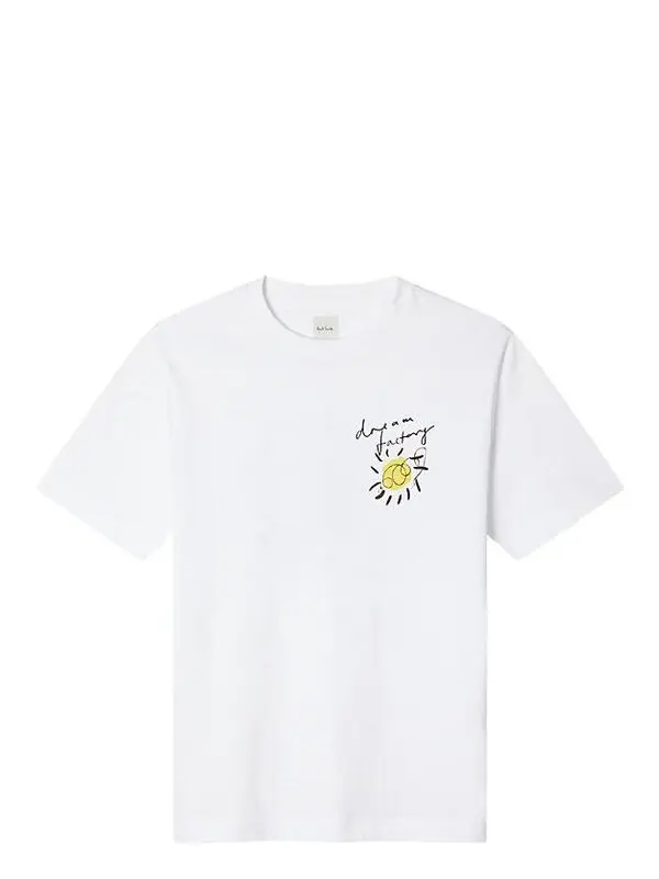 Paul Smith Dream Factory Print Cotton T-shirt - White