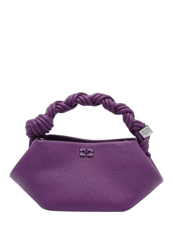 GANNI Mini Bou Handbag - Purple