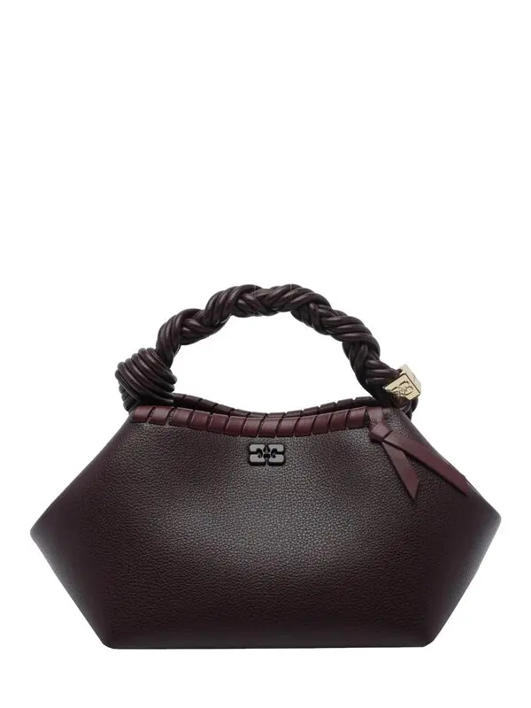GANNI Small Bou Tresse' Handbag - Brown