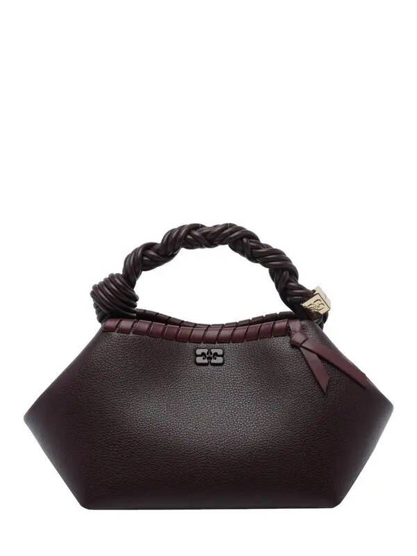 GANNI Small Bou Tresse' Handbag - Brown