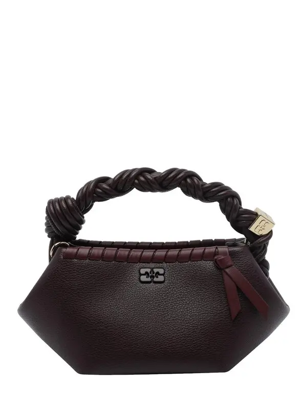 GANNI Mini Bou Tresse' Handbag - Brown