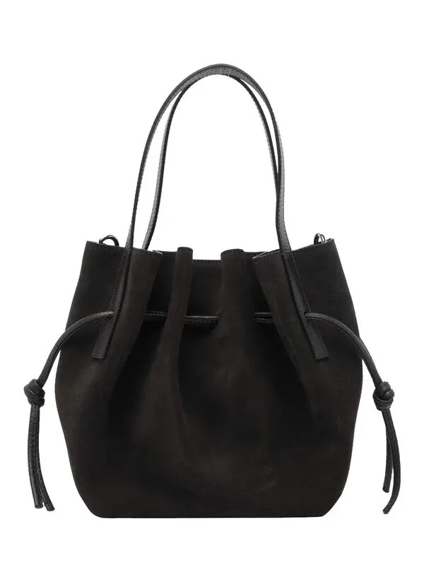 Yuzefi Mini Scallop Tote Bag - Brown