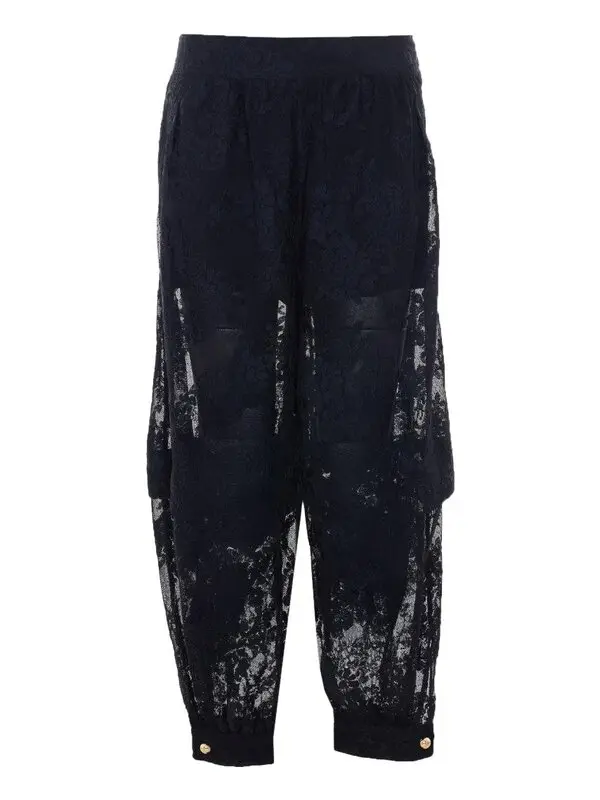 Zimmermann Luna Lace Harem Pants - Black