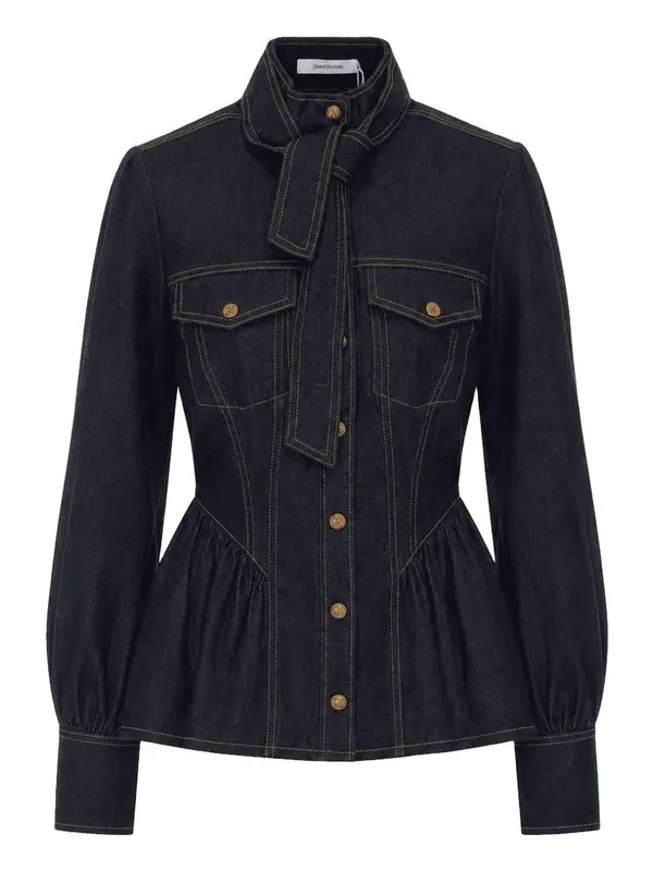 Zimmermann Denim Shirt - Blue
