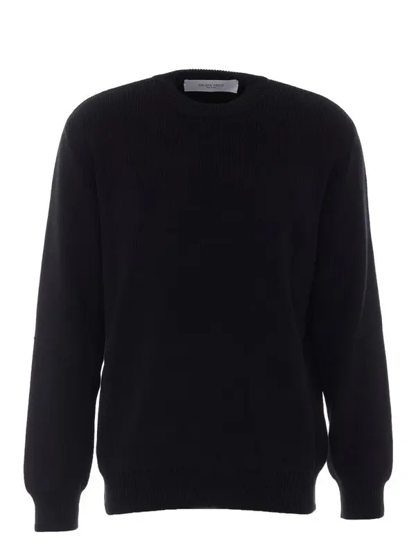 GOLDEN GOOSE Logo Sweater - Black