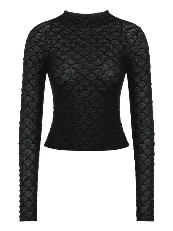 LANVIN High Neck Sweater - Black