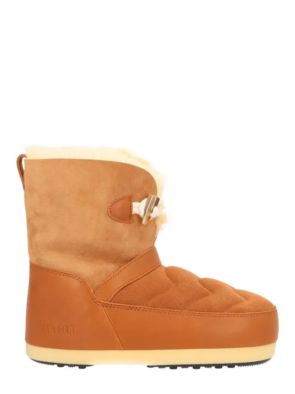 Moon Boot Shearling-lined Winter Boot - Beige