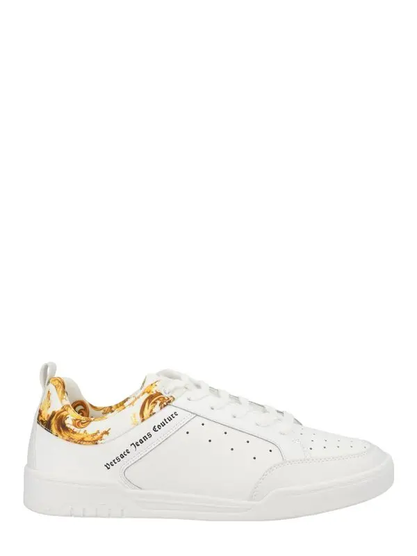 Versace Leather Low-top Sneakers - White
