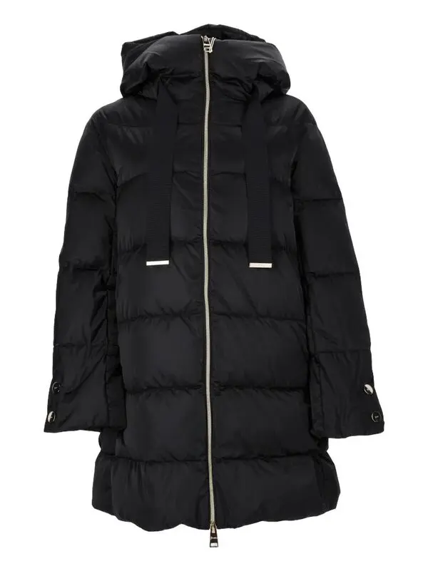 Herno A-shape Overcoat For - Black
