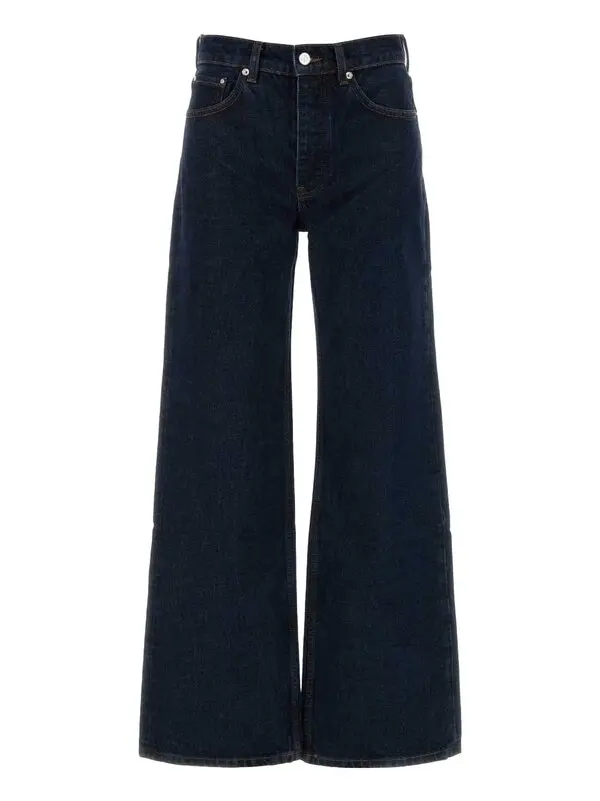 ANINE BING Denim Wide-leg Jeans For - Blue