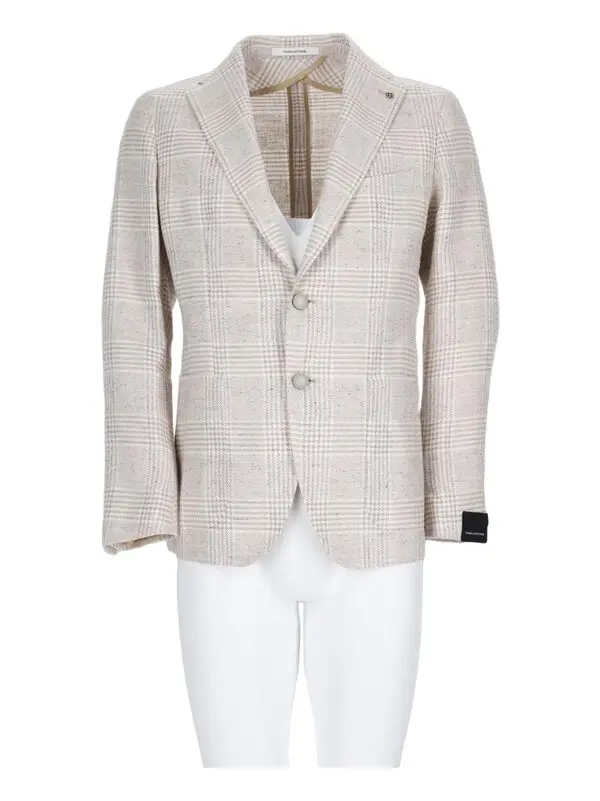 Tagliatore Textured Print Jacket - Multicolour