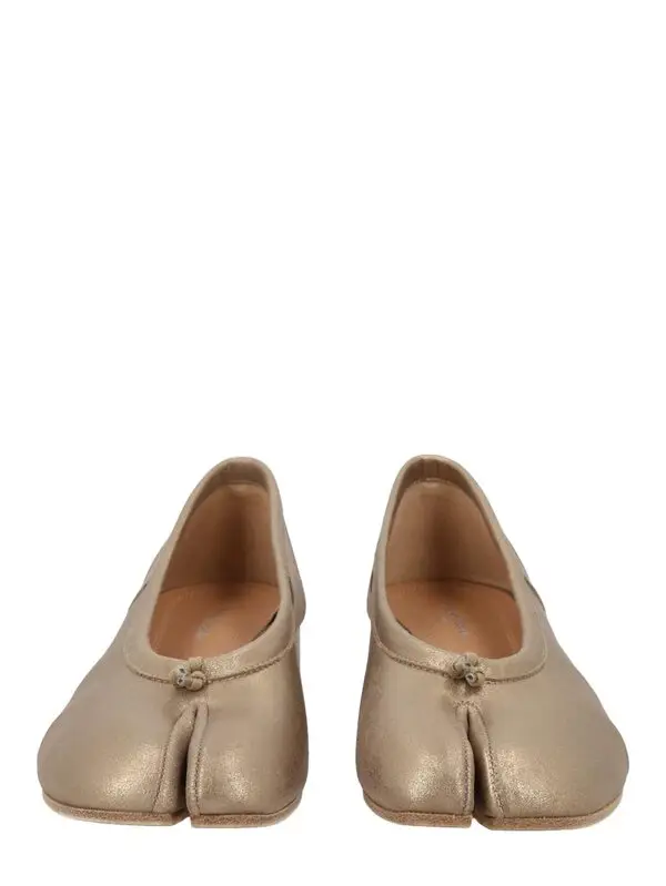 MAISON MARGIELA Tabi Ballet Flats - Gold