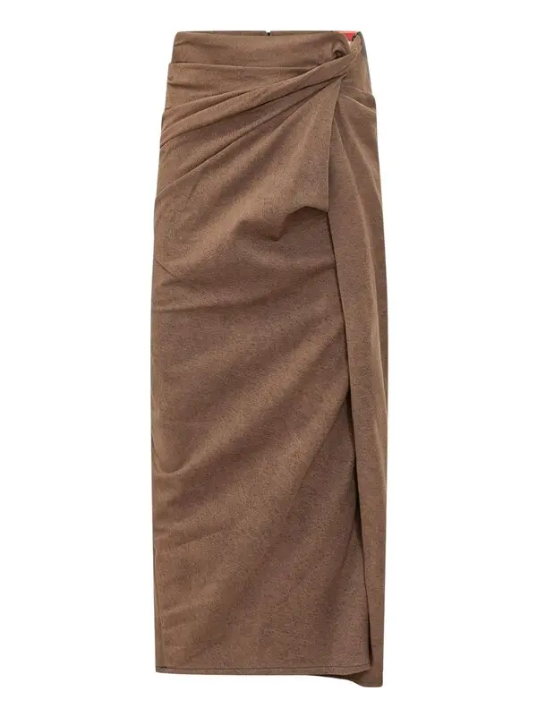 DIESEL® Effortless Mini Skirt For Fall 2026 - Cammello