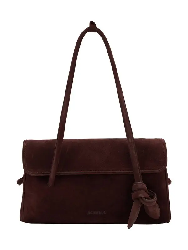 Jacquemus Le Tourism Mini Calfskin Handbag - Burgundy