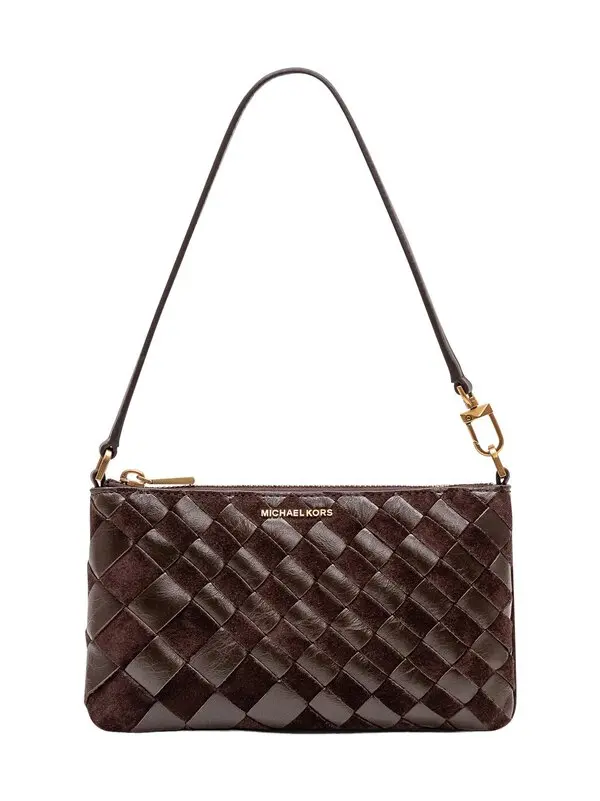 Michael Kors Convertible Wristlet Crossbody Bag - Chocolate