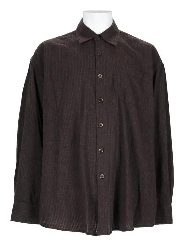 Our Legacy Grid Check Shirt - Brown