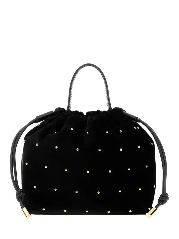 Chloé Icons Mini Crossbody Bag In 100% Leather - Black
